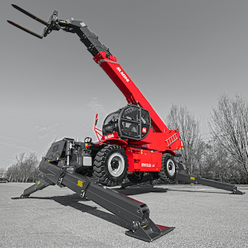 Rotating telehandler with dynamic load charts - Pro Contractor Rentals